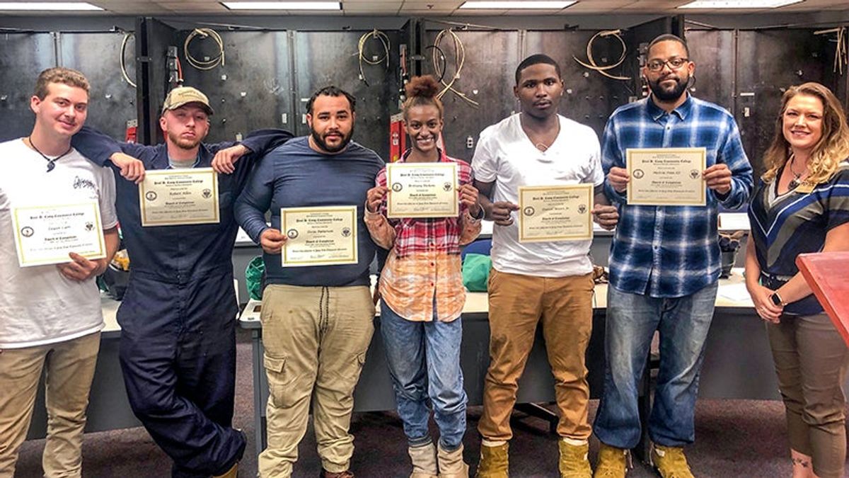 Summer cohorts wield welding skills