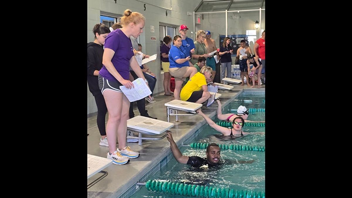 Special Olympics swim meet hosted in Suffolk