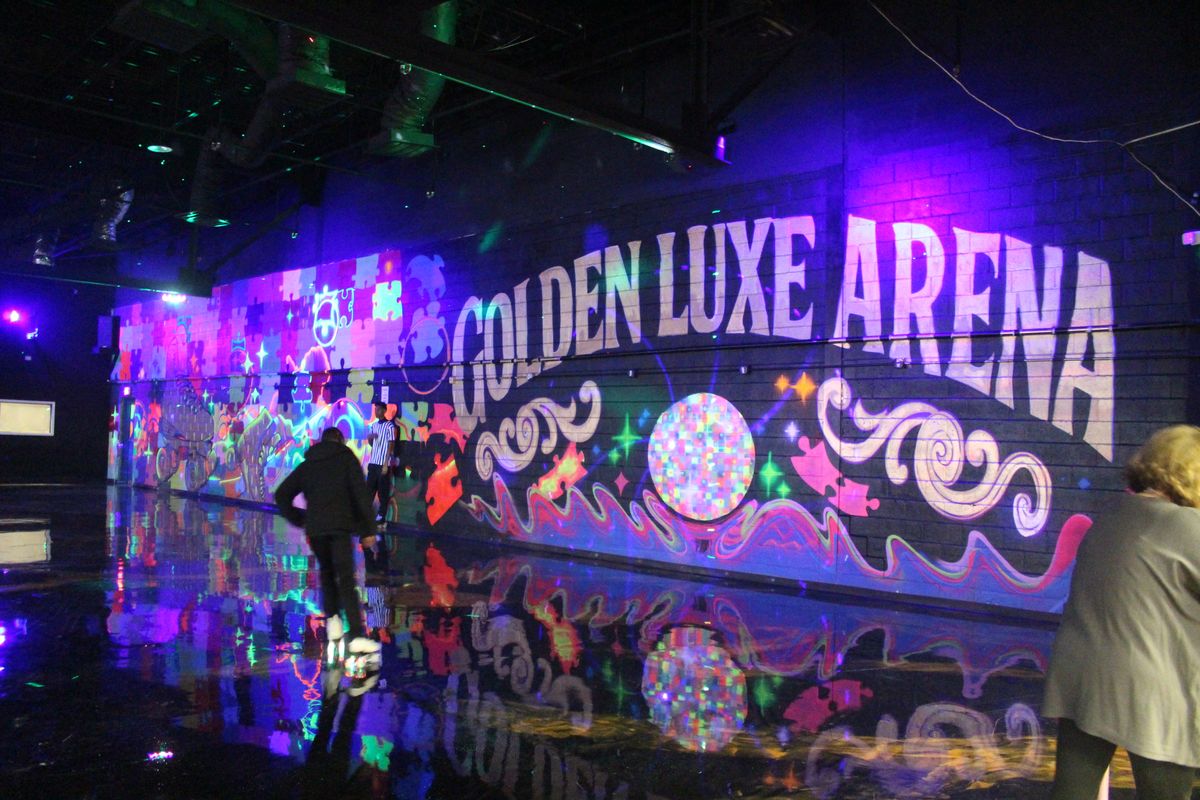 Golden Luxe skating rink officially opens