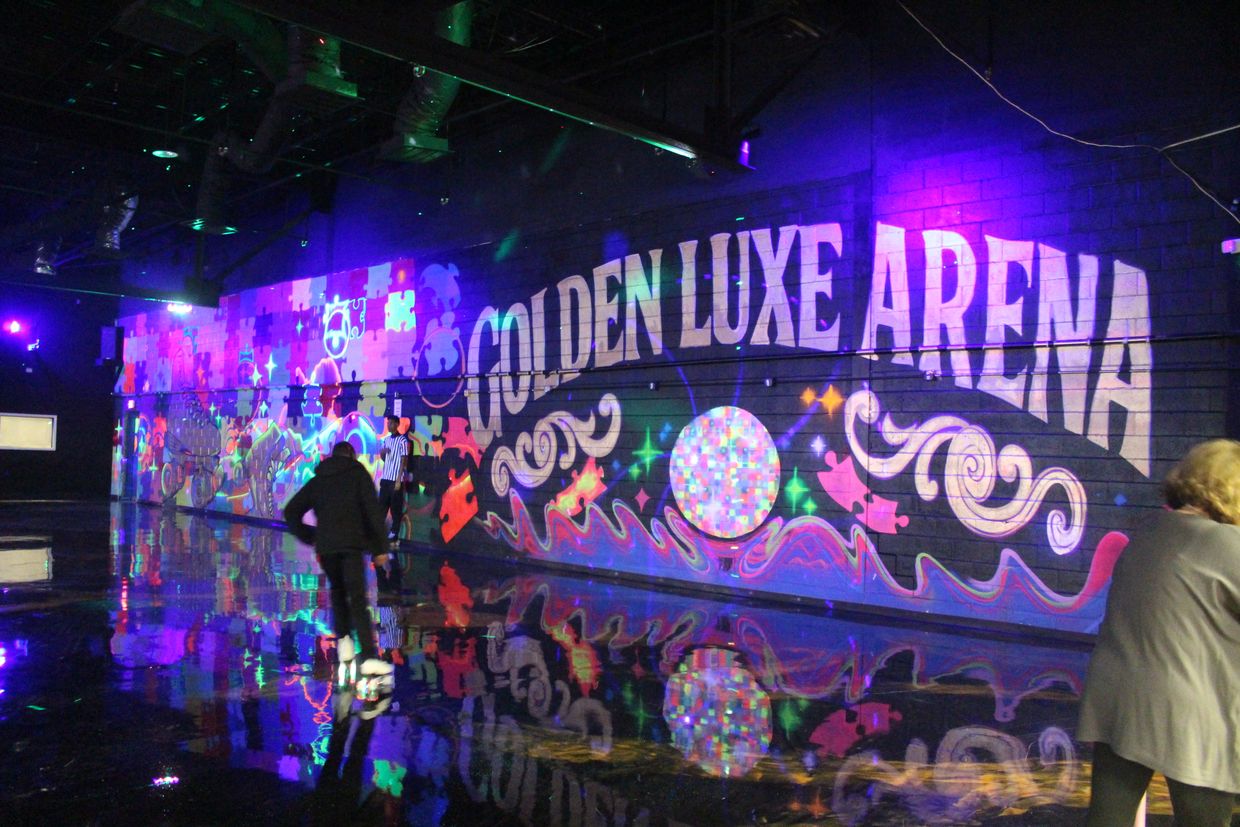 Golden Luxe skating rink officially opens