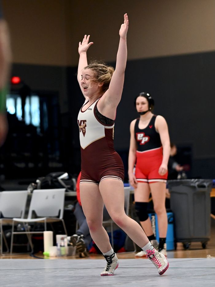 King’s Fork’s Hayden Mayo and Akaila Gray make history with state wres...