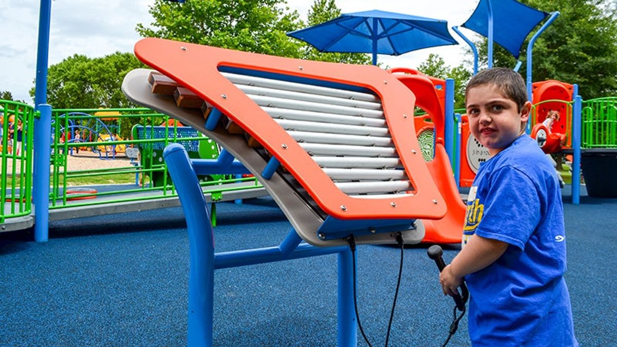 New playground has fun for all abilities