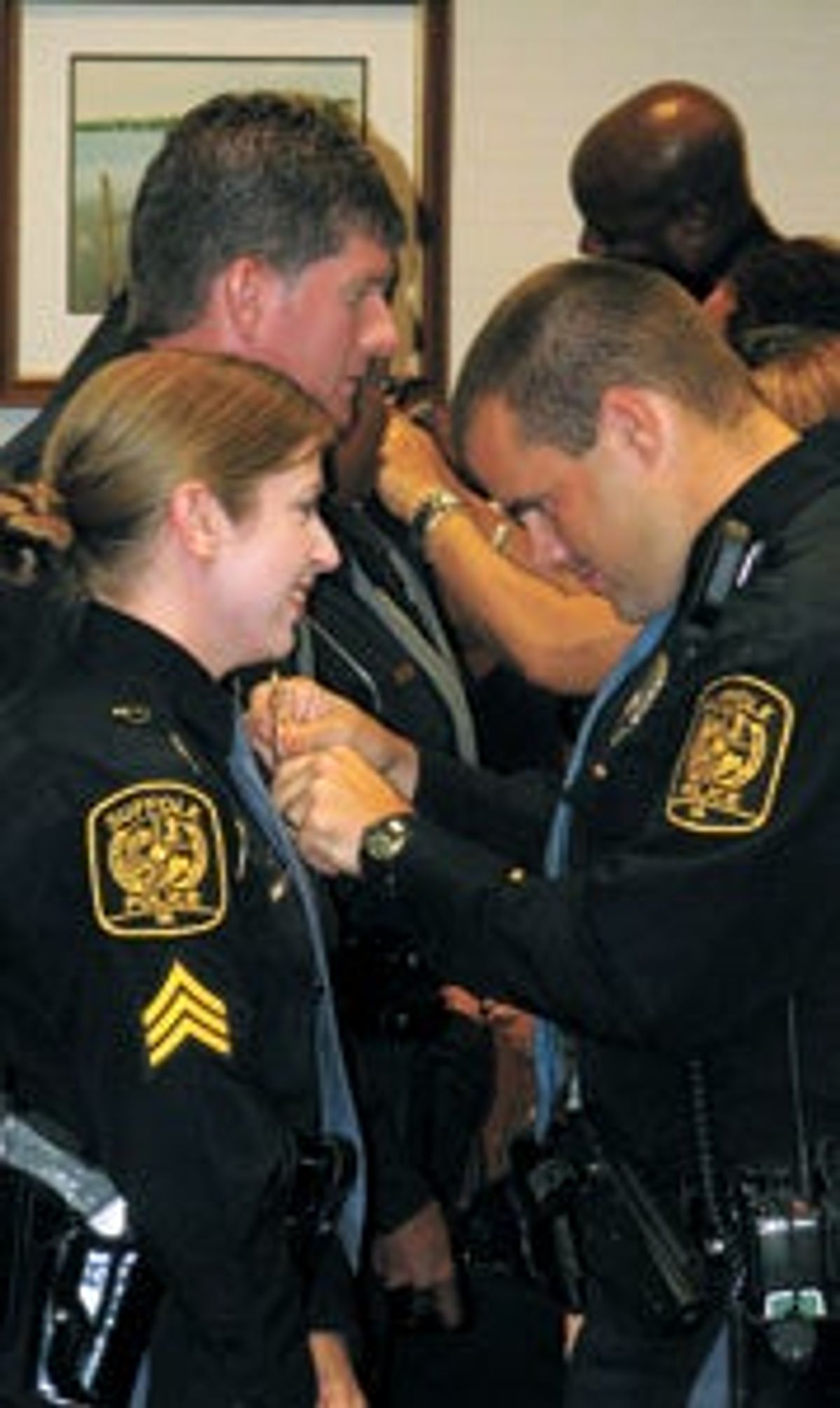 Six officers promoted