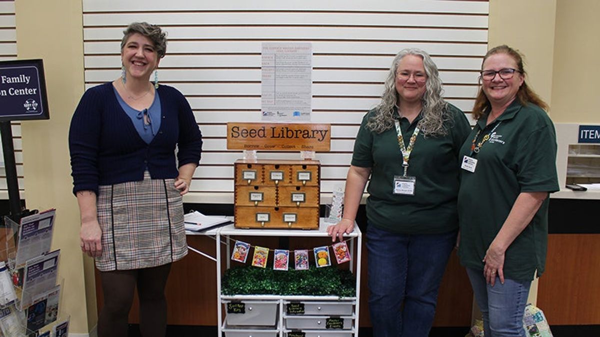 New seed library blossoms at North Suffolk Library