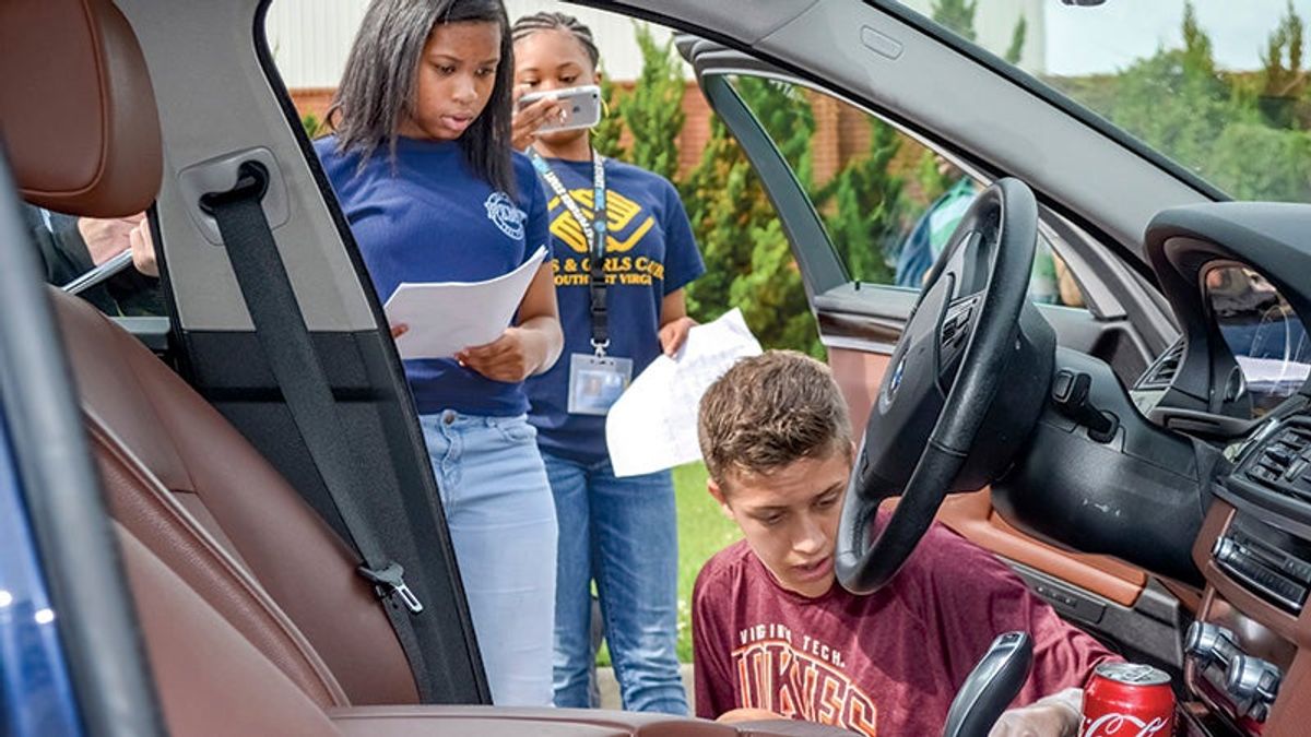 Hands-on learning at forensics camp