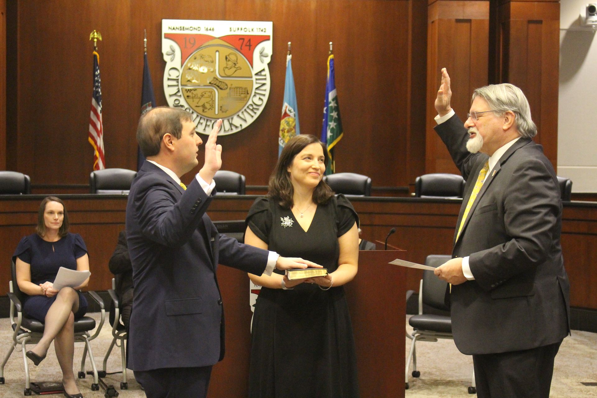 Treasurer, Chief Deputy Treasurer get ceremoniously sworn-in