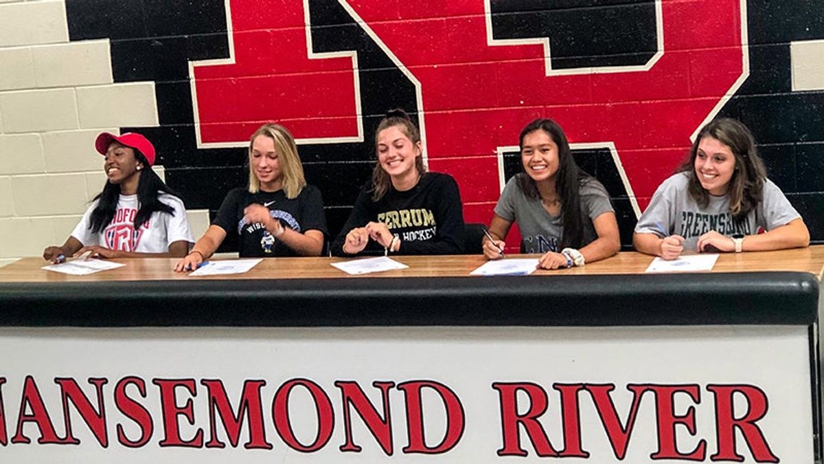 Five Lady Warriors headed to the next level