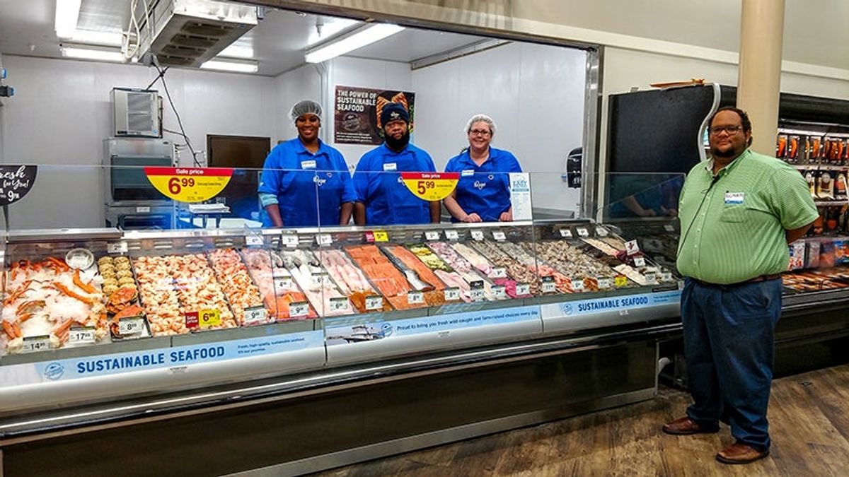 Kroger launches local seafood case