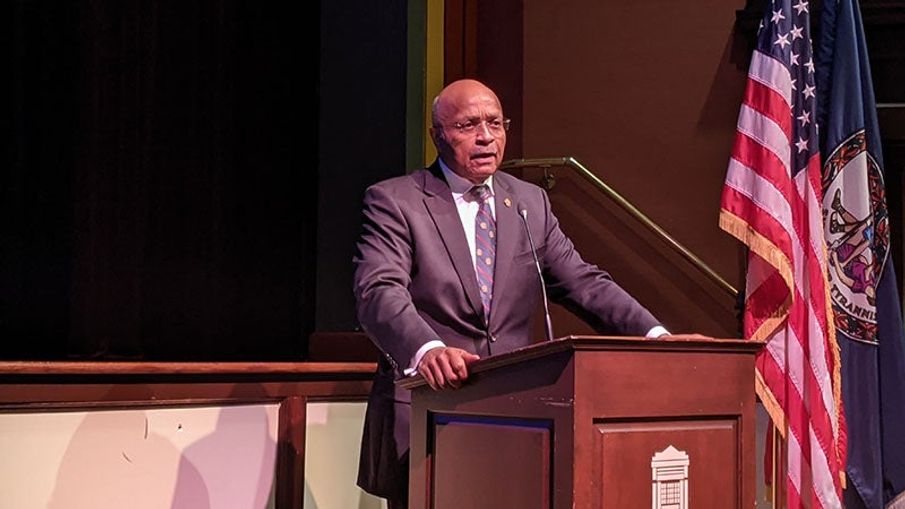 Britt gives keynote at Suffolk Foundation luncheon