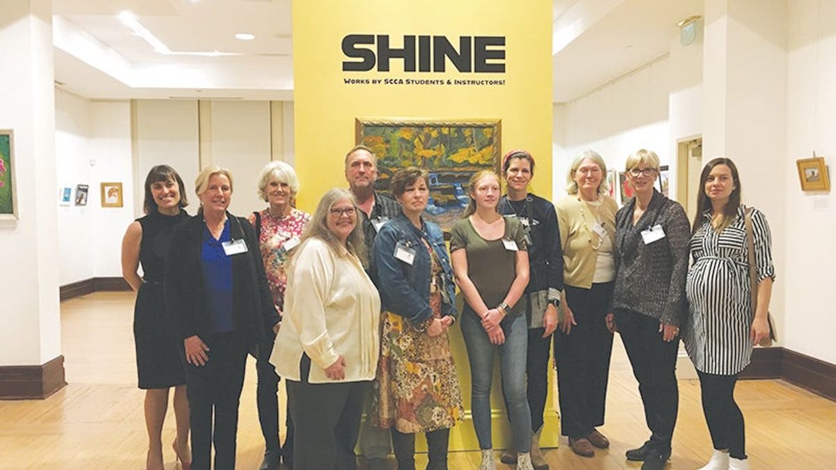 SHINE showcases art instructors, art students