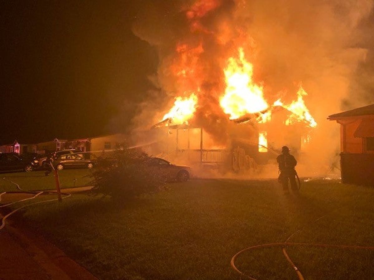 Three occupants injured in Lake Kennedy Drive house fire
