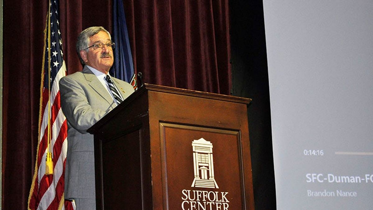 Suffolk Rotary Club celebrates 2024 First Citizen Mike Duman