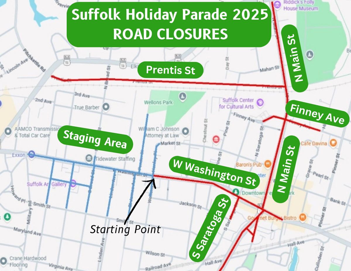 City announces annual holiday parade road closures