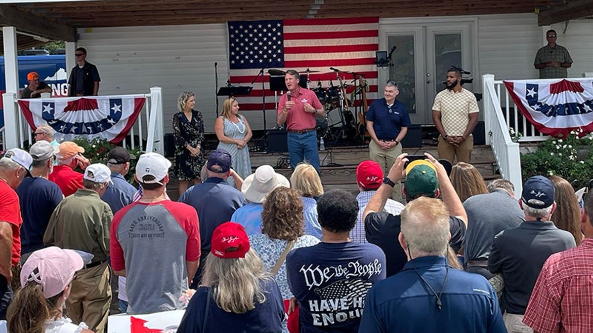 Youngkin supports GOP candidates at Suffolk stop