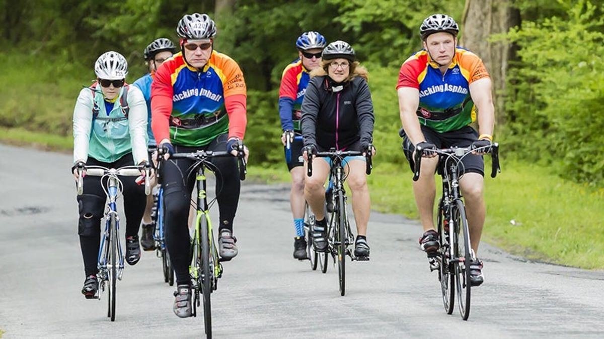 Asbell puts in miles for Tour