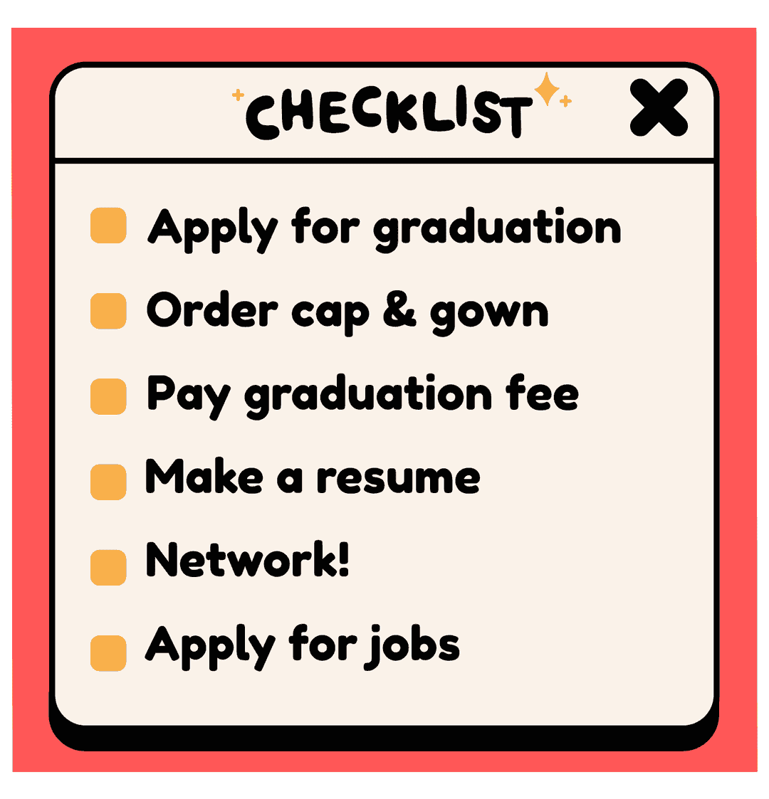 Preparing for graduation and post-grad