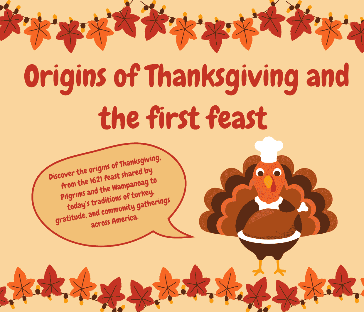 Origins of Thanksgiving and the first feast
