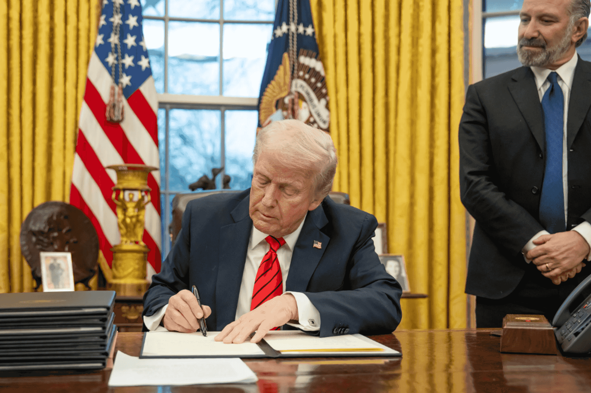 Trump signs executive order to cut Federal funding for PBS a...