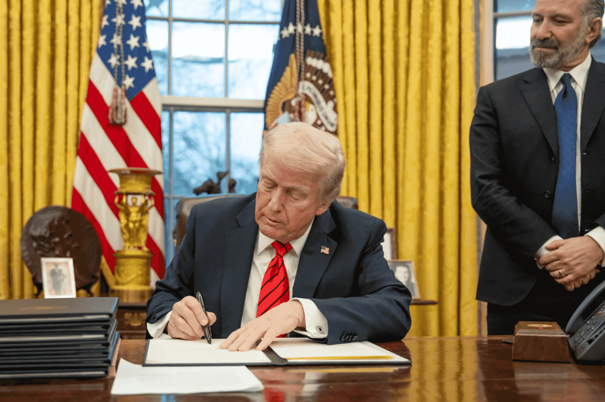 Trump signs executive order to cut Federal funding for PBS a...