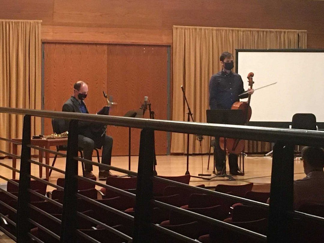 Taking time to Cellax: Shuck Recital Hall introduces new duo