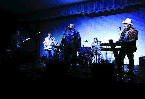 Chartwells employee Ron Ruppel rocks out with The Tone Def All-Stars