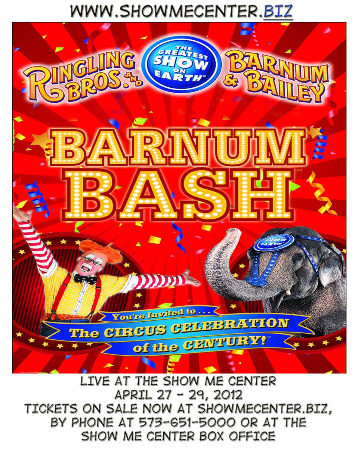 Barnum & Bailey circus comes to the Show Me Center