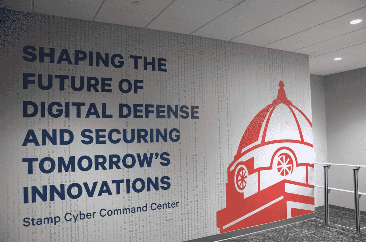 A glimpse inside the Stamp Cyber Command Center