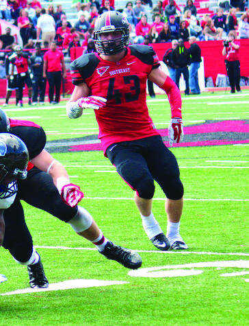 Garrett leads the Redhawks in tackles with 96