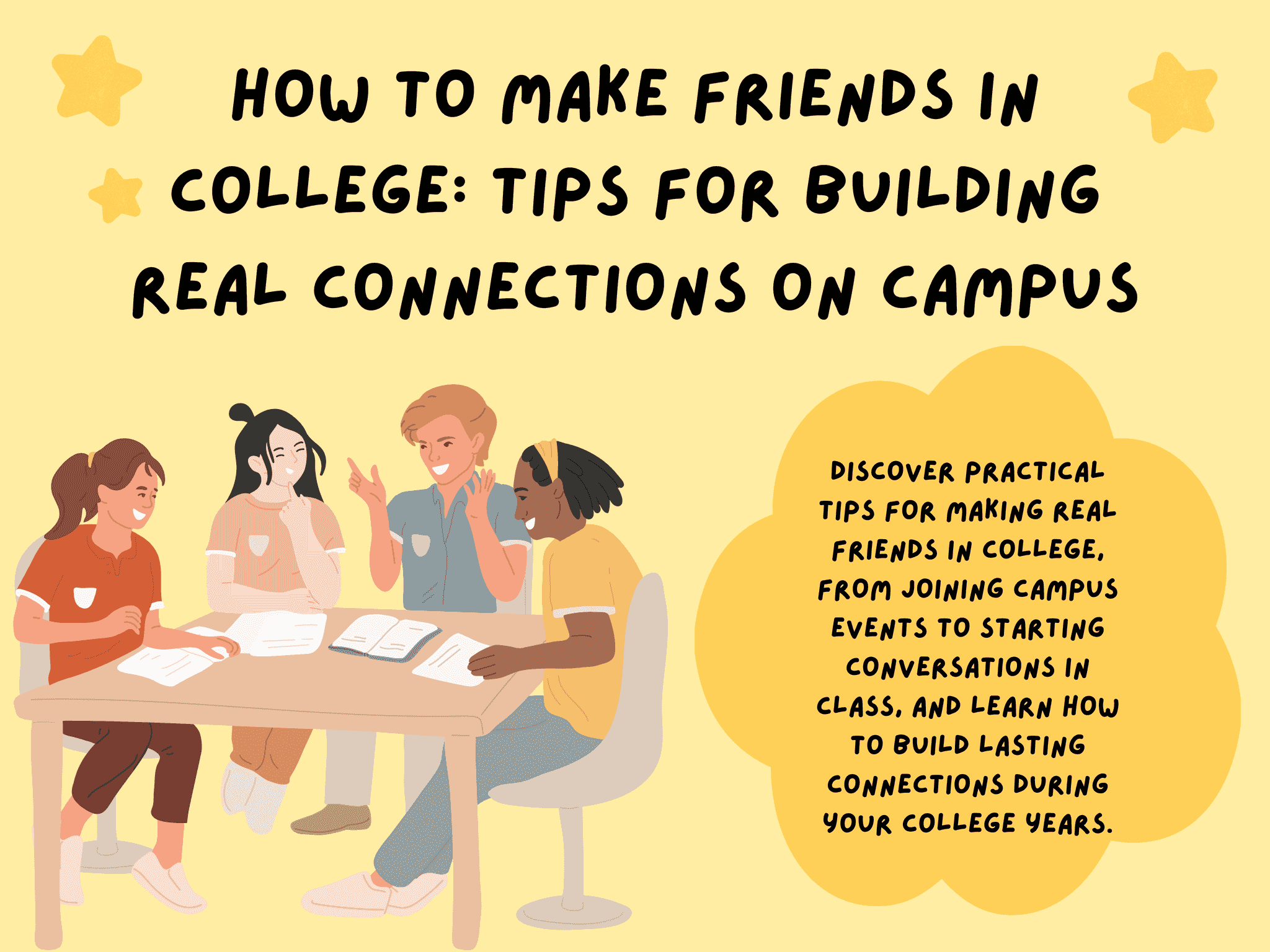 How to make friends in college: tips for building real connections on ...
