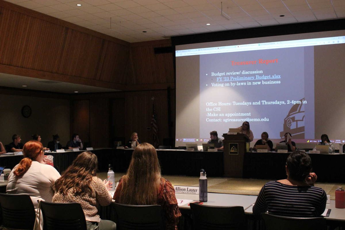 SGA presents funding expenses and applications for student organizatio...