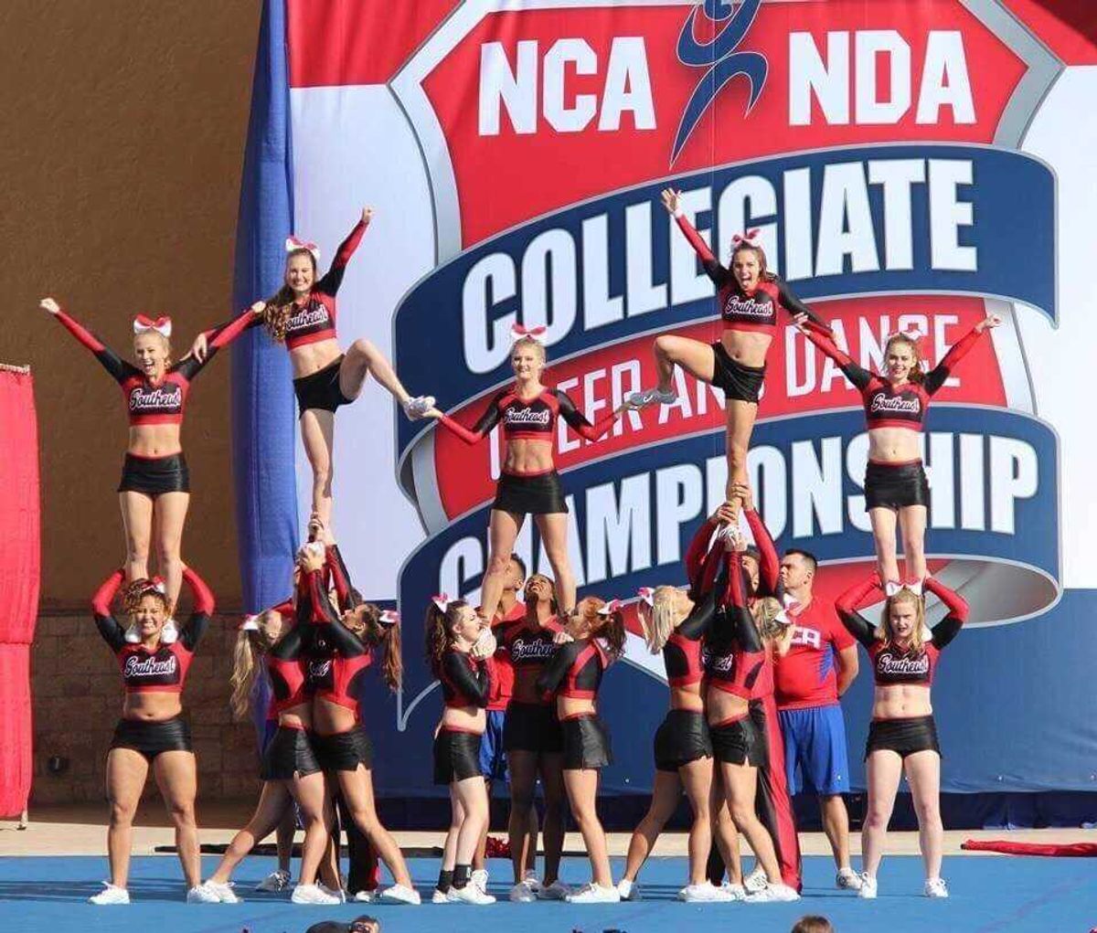 Southeast cheerleaders take on first National Cheer Association compet...