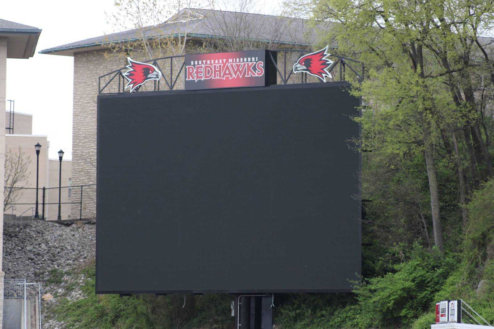 New scoreboard for Houck Field complete