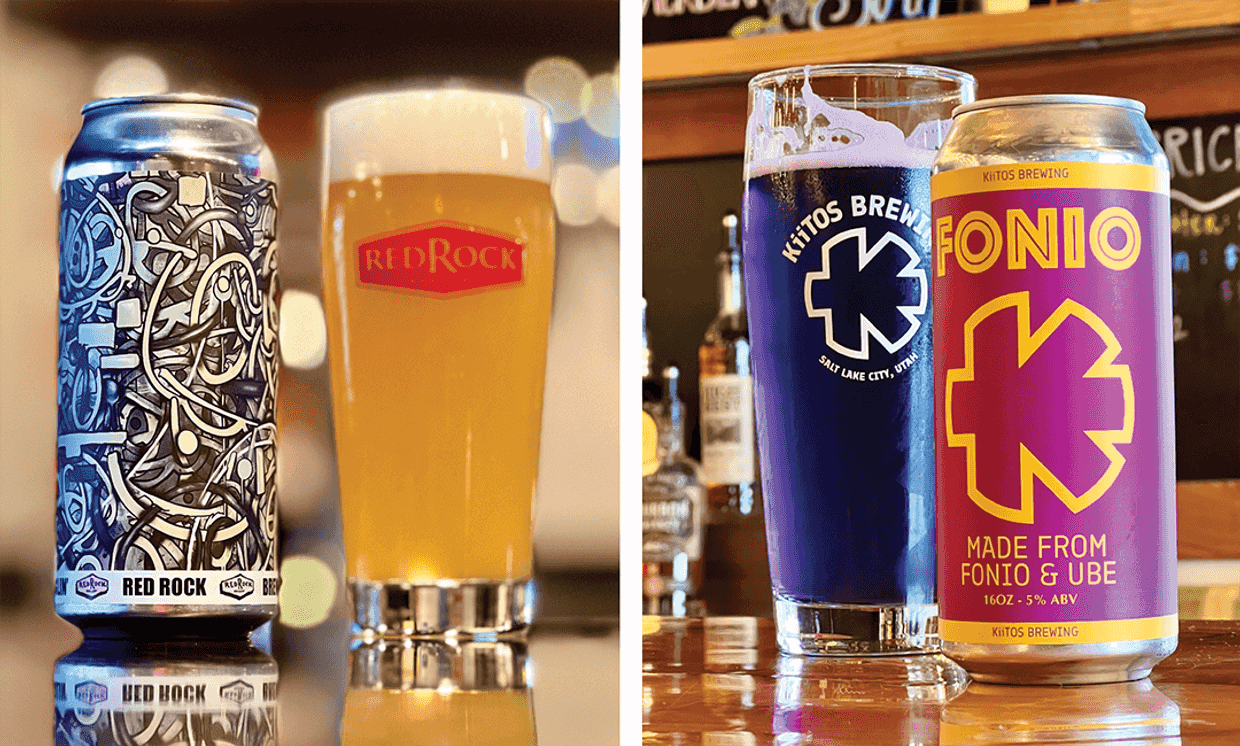 Beer reviews: Red Rock Chooglin’ and Kiitos Fonio & Ube