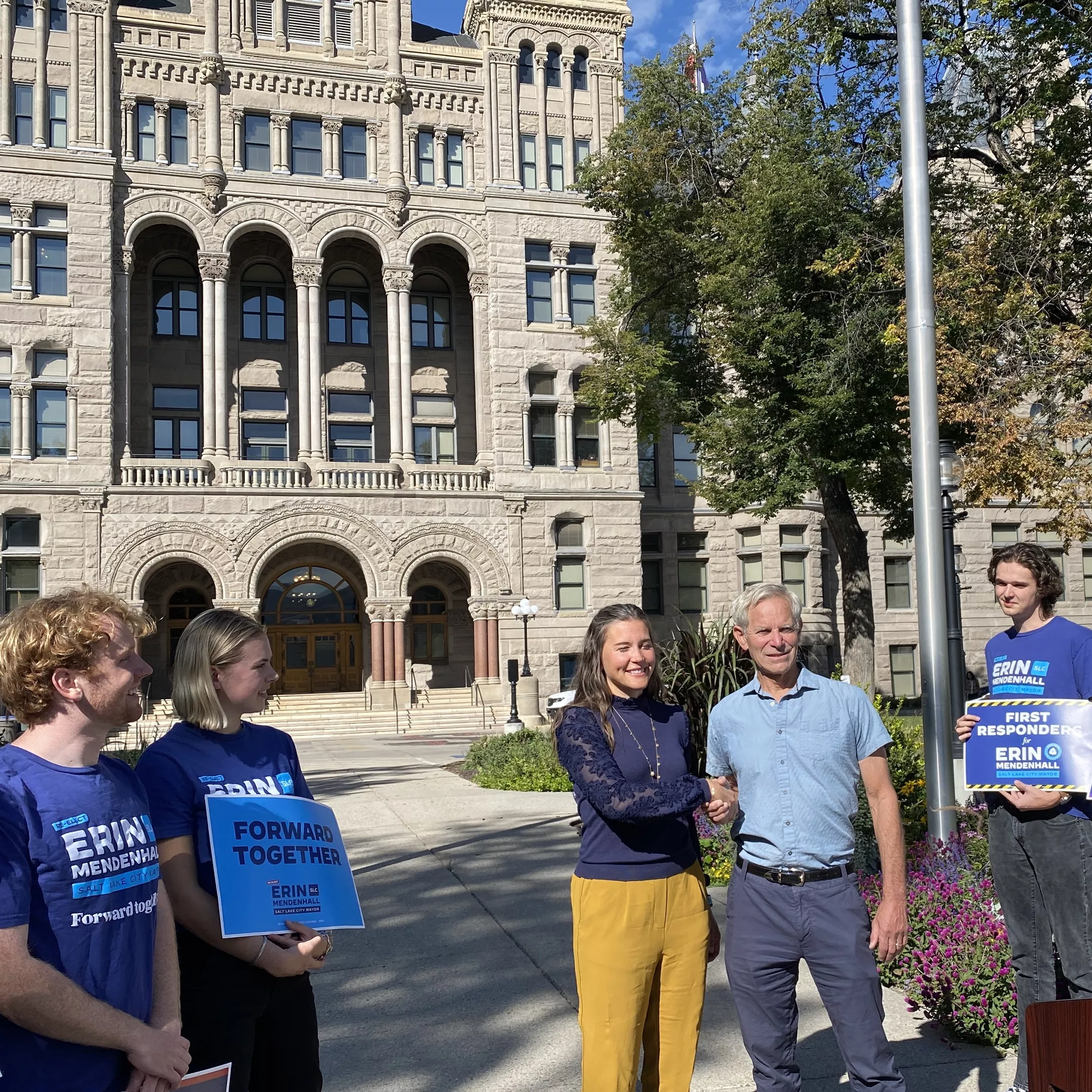 Former Salt Lake City Mayor Ralph Becker endorses Mayor Erin Mendenhal...