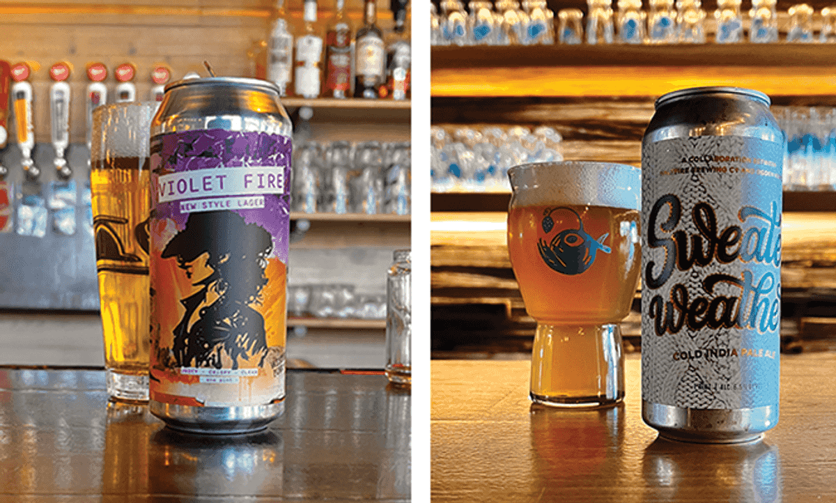 Uinta Violet Fire and Saltfire/Ogden Beer Sweater Weather