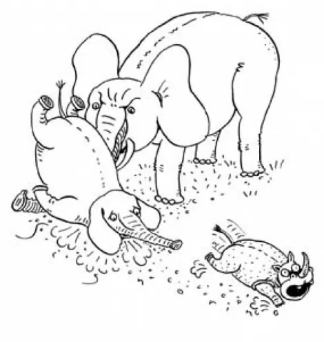 The Straight Dope | Elephants Gone Wild: That rhino was asking for it ...