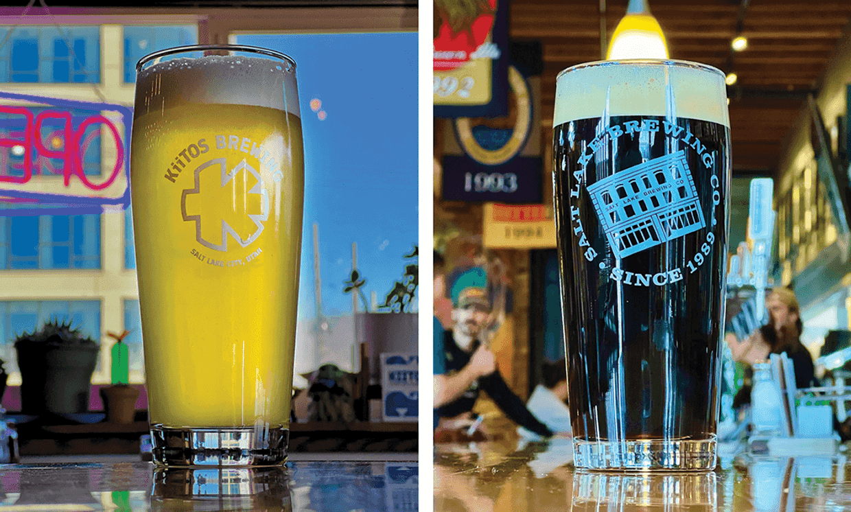 Beer review: Kiitos NZ Pilz and Salt Lake Brewing Dark Hex H...