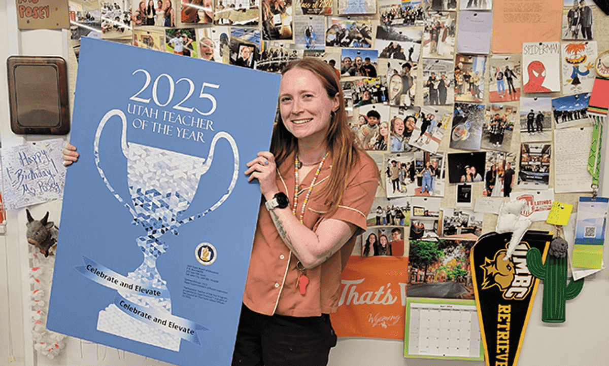 Meet Utah's new Teacher of the Year: Northwest Middle's Sayr...