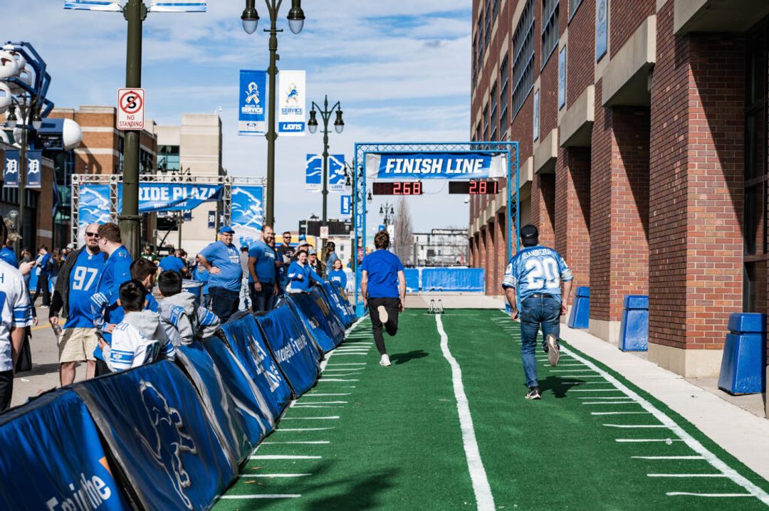 Score Free Detroit Lions Game Day Fun at Pride Plaza