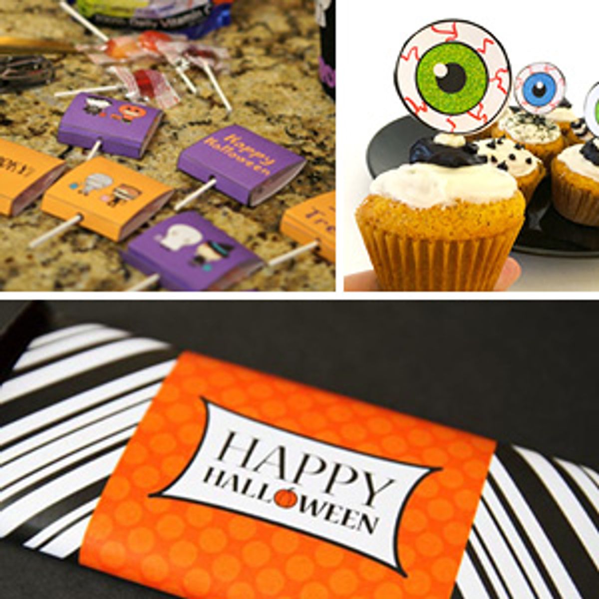 Free Halloween Candy Printables From Minecraft to Eyeballs