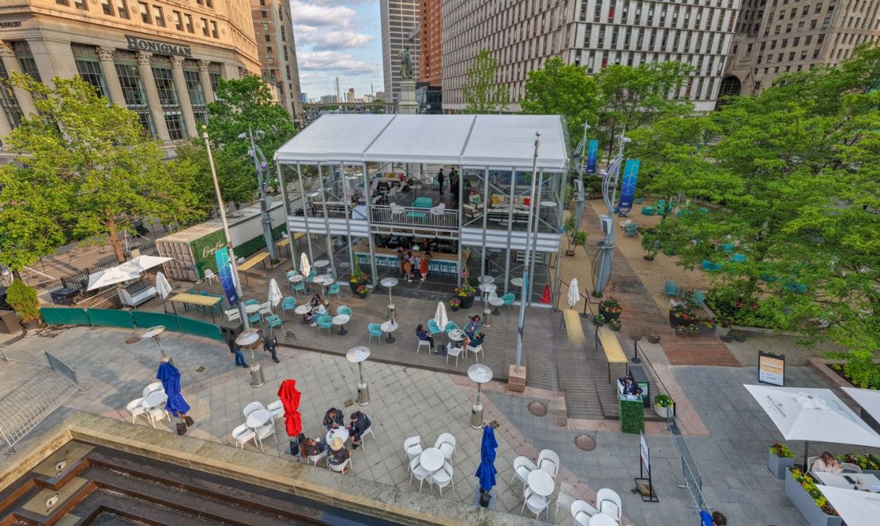 Grand Circus Dog Park is a Tail-Wagging Destination in the H...