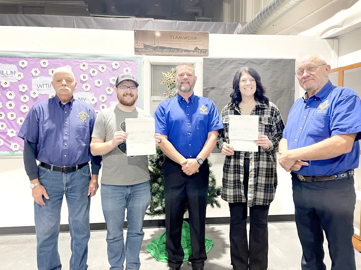 Nevada Masonic Lodge Donates to NEVC Schools Through Partner...
