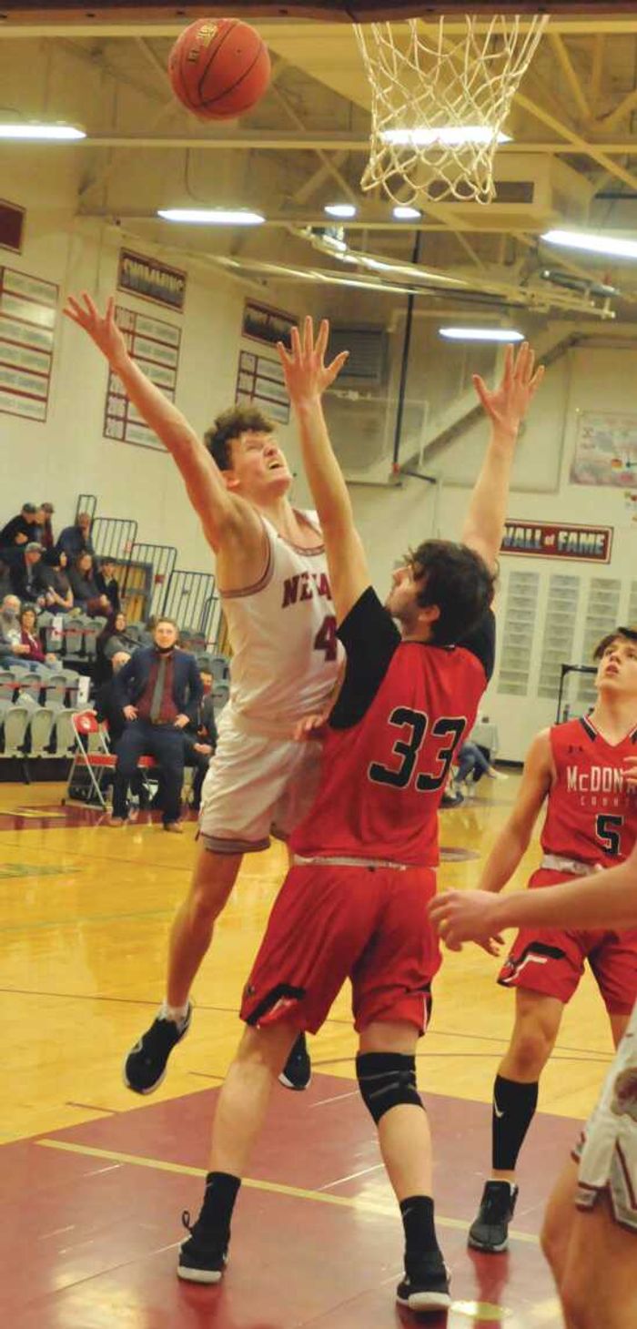 Nevada crushes McDonald County on senior night