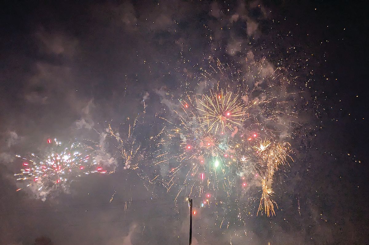 Crowds Pack Emery's Truck Stop for Drywood Gulch Fireworks a...