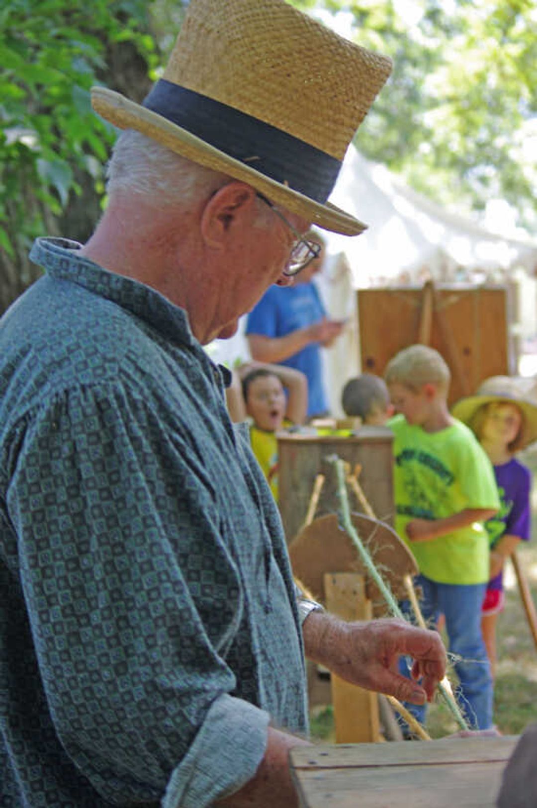 History comes to life at Poplar Heights living history farm grand open...