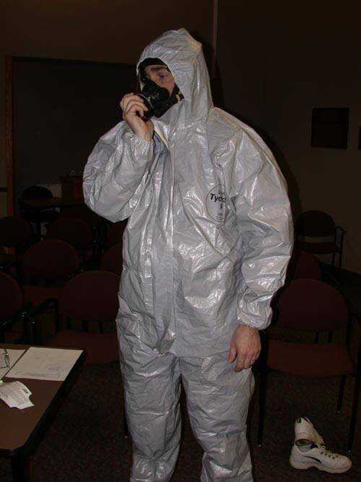 Grant supplies officers with the right stuff -- for a haz mat response