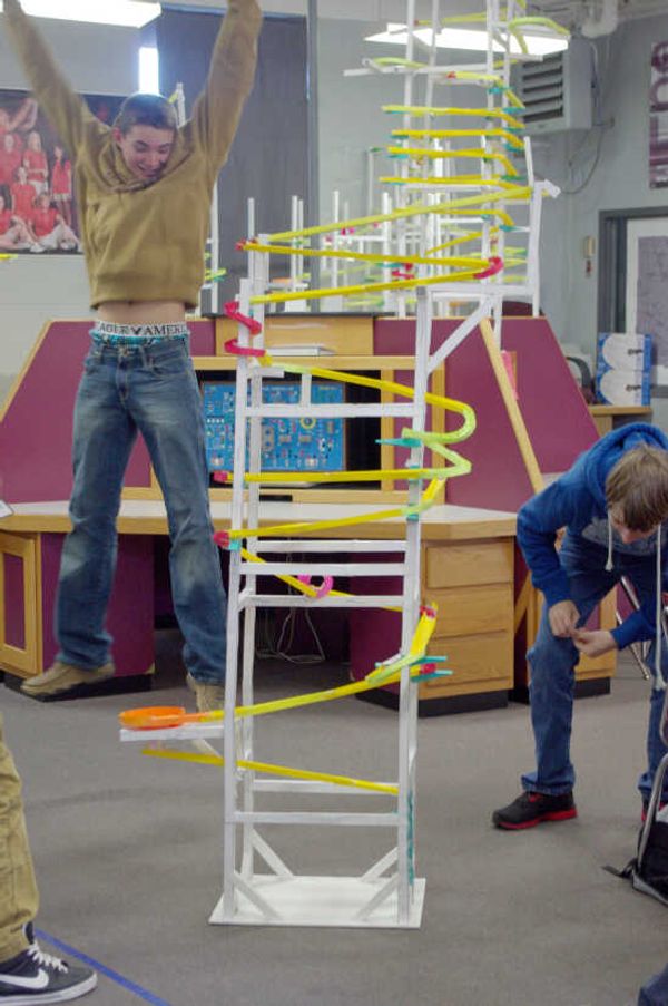 Mission: slow motion: Marble roller coaster engineers aim fo...