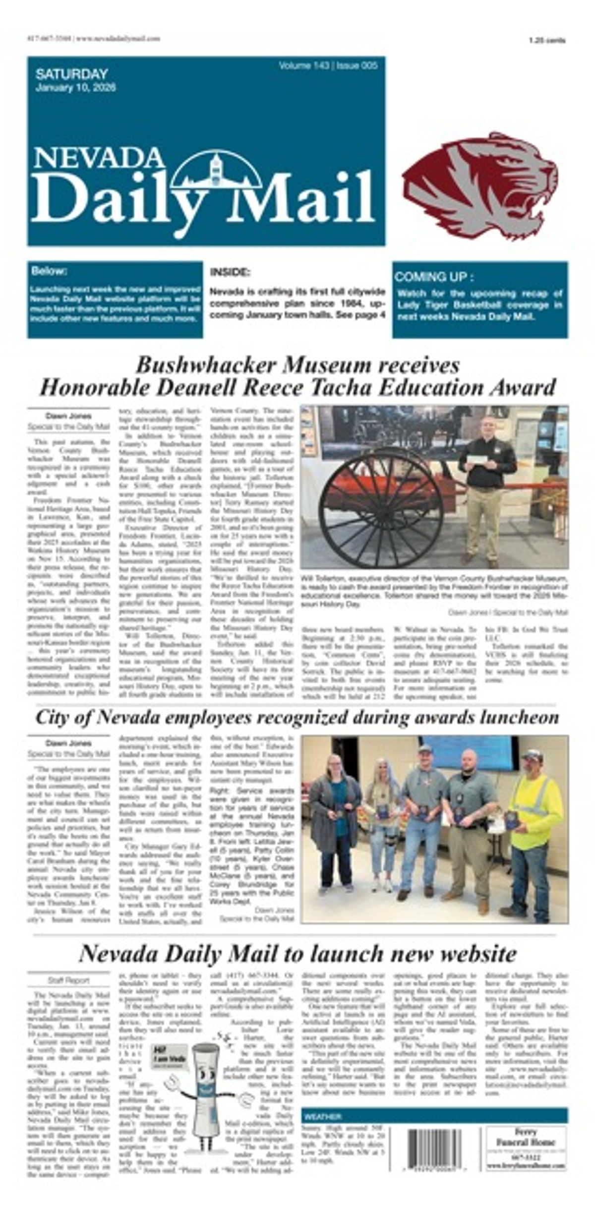 Saturday, January 10, 2026