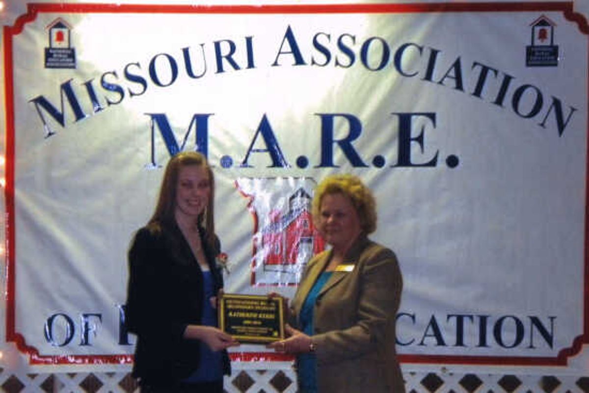 Katherine Kerbs named Outstanding Rural Secondary Student