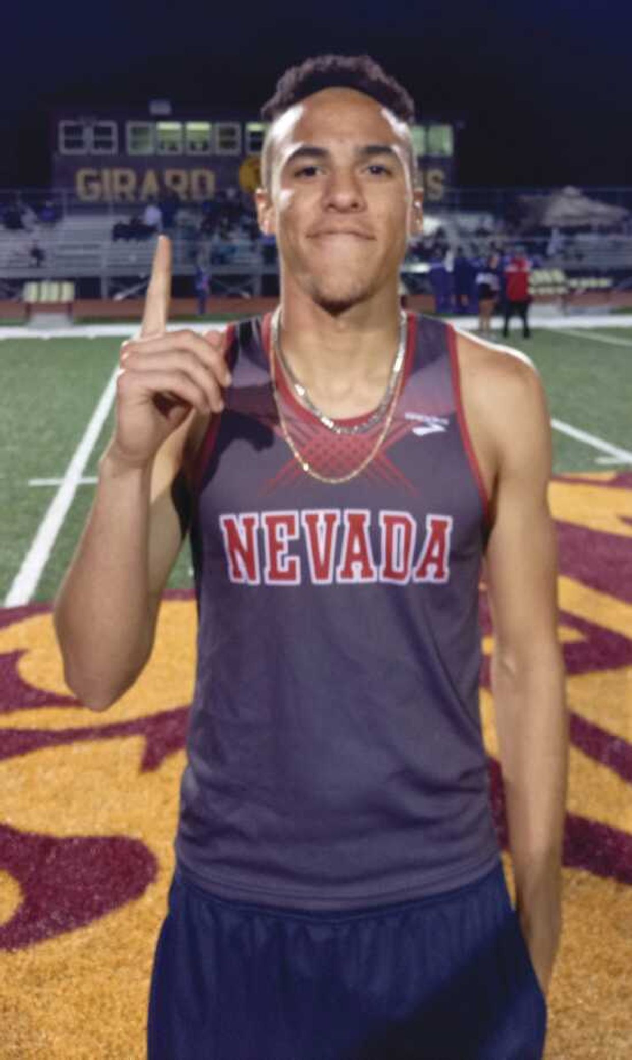 Tigers compete in Girard, McHugh sets 200-meter dash school record